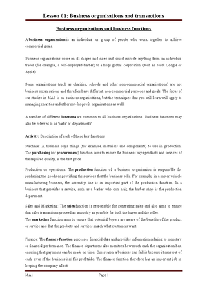 MA1 - Formula Sheet - Lecture notes All chapters - FORMULA SHEET ...