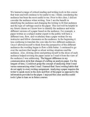 ENG 130 Mod1 Reading Response Template - ENG 130 Module One Reading Response Template ...