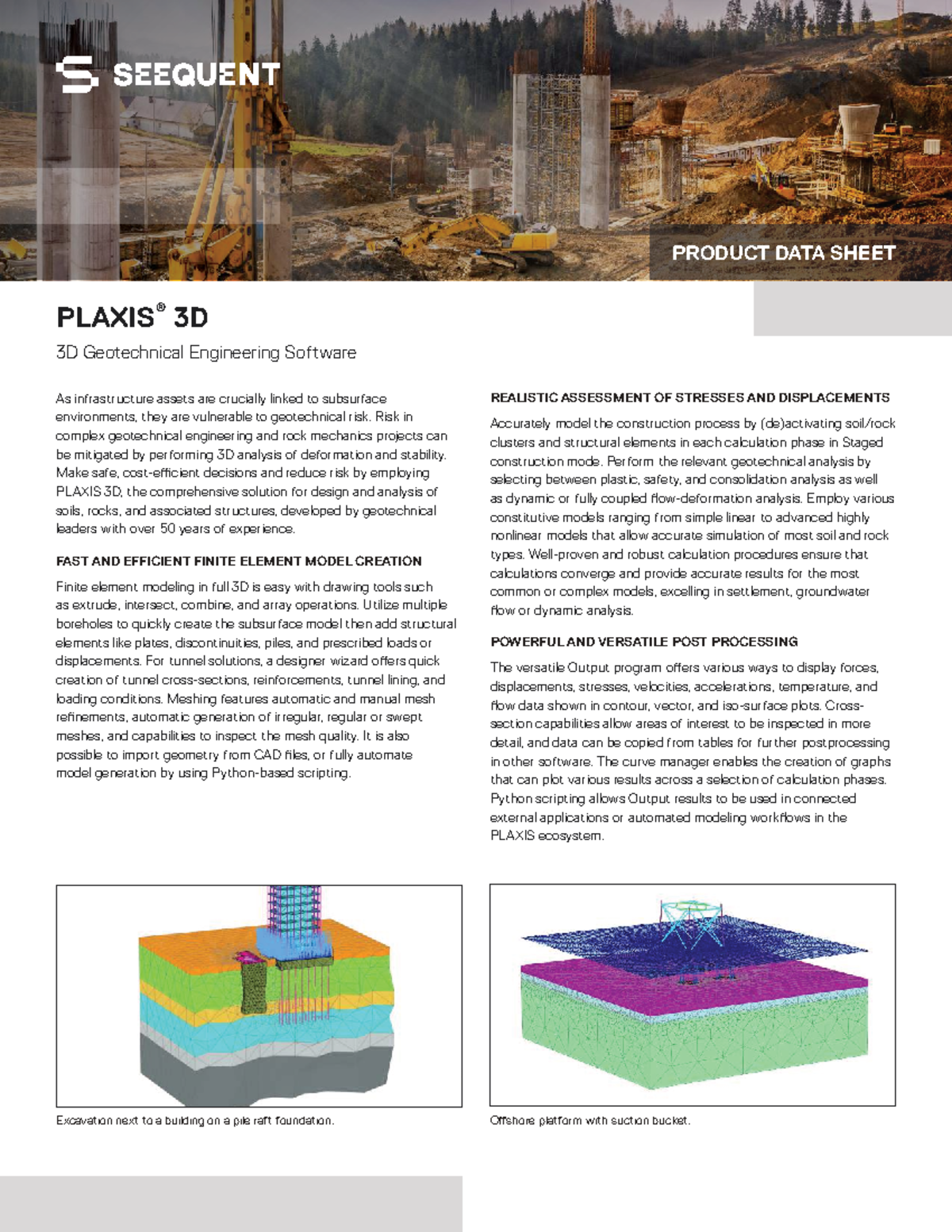 PDS: PLAXIS 3D Geotechnical Software Overview and Features - Studocu