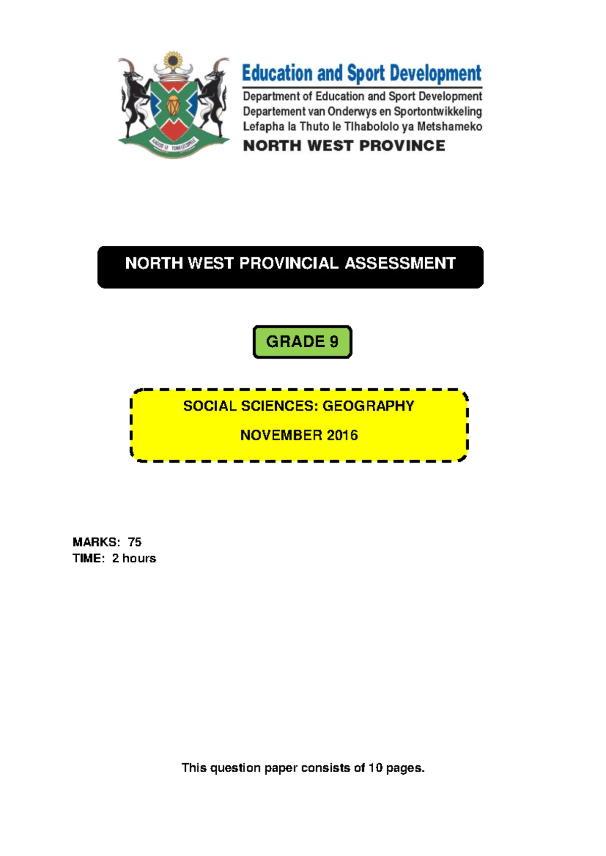 GP Geography Grade 8 Workbook Term 3 Teacher Guide - SENIOR PHASE ...