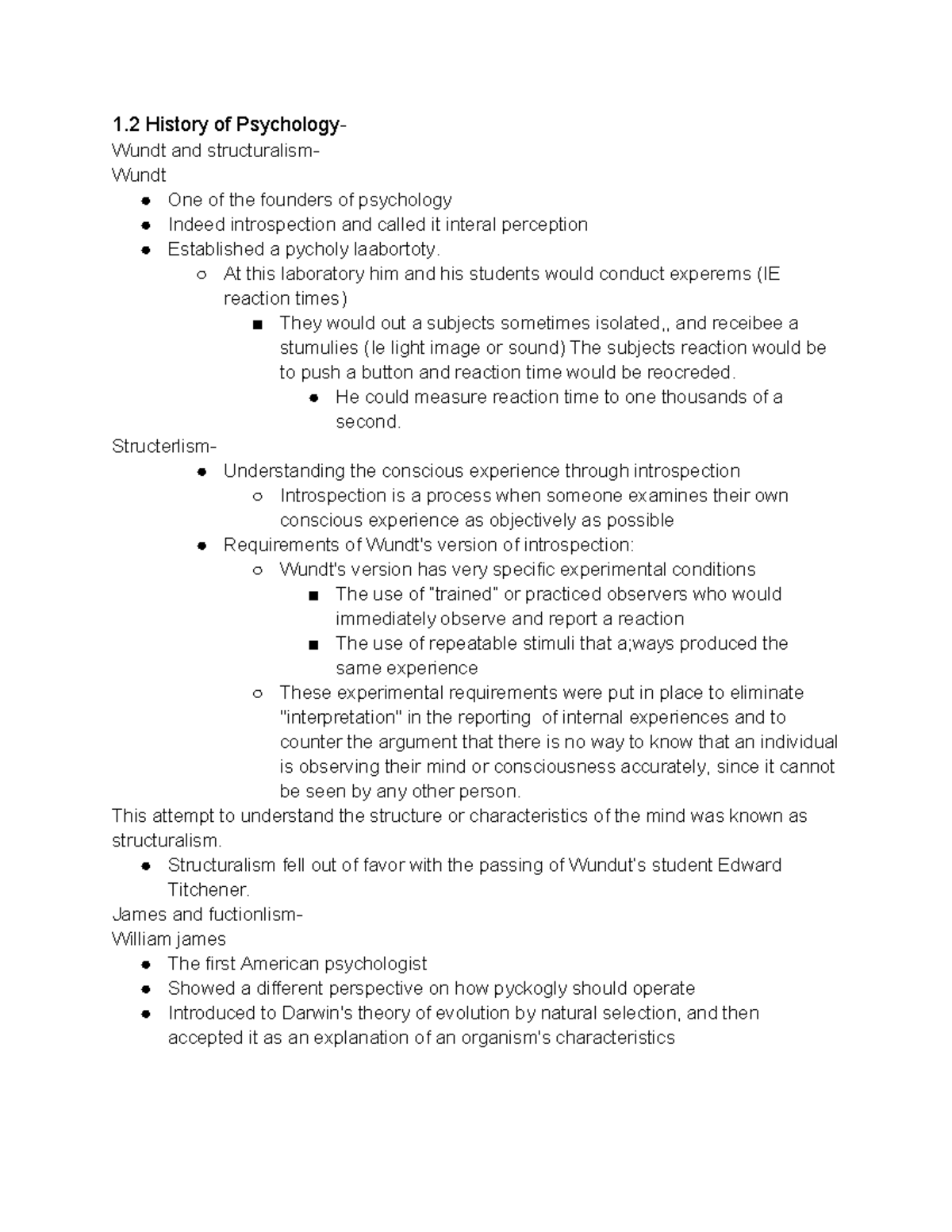 Unit 1.2: History of Psychology - Key Concepts for Exam and Quiz Prep ...
