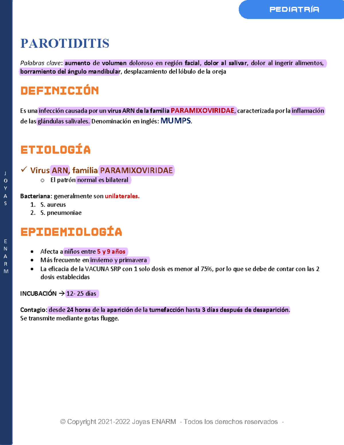 Pediatric Overview of Parotiditis (Mumps) - Key Insights and Diagnosis ...
