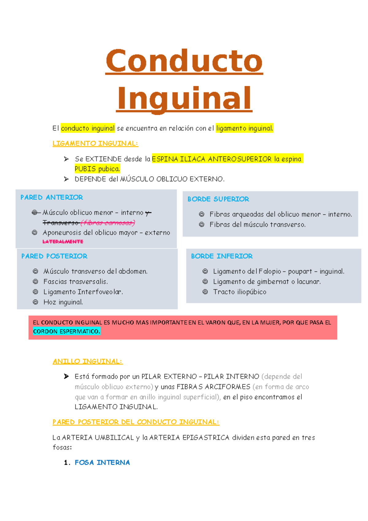 Anatomía Del Conducto Inguinal Ppt ≡ SLIDESHARE ᐈ Inguinal Hernia