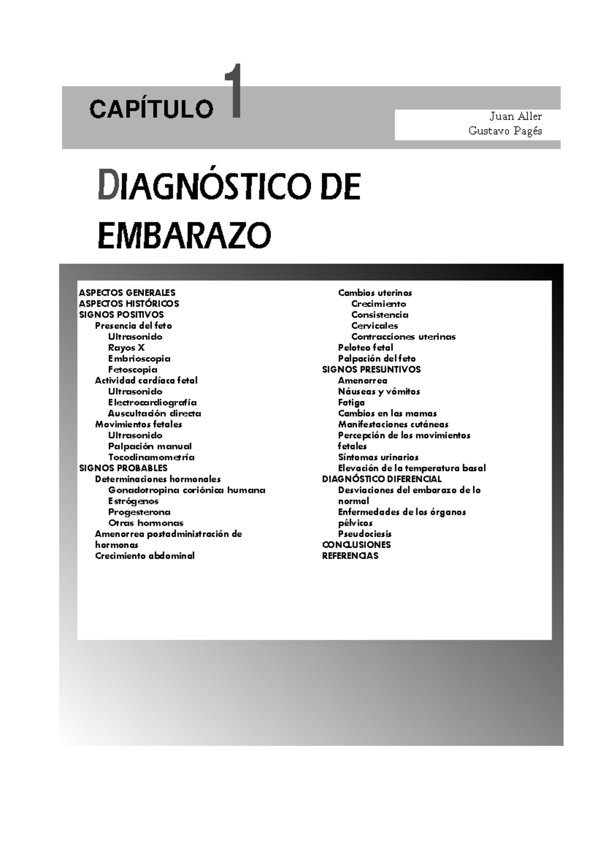 Diagnóstico de Embarazo en Ginecología - Curso OBST-101 - Studocu