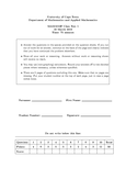 MAM1010F - Applied Calculus I - Studocu