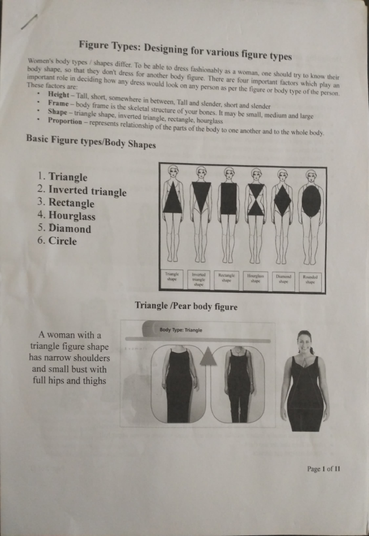 Body Shapes & Dressing Tips: A Guide to Figure Flattering Styles - Studocu