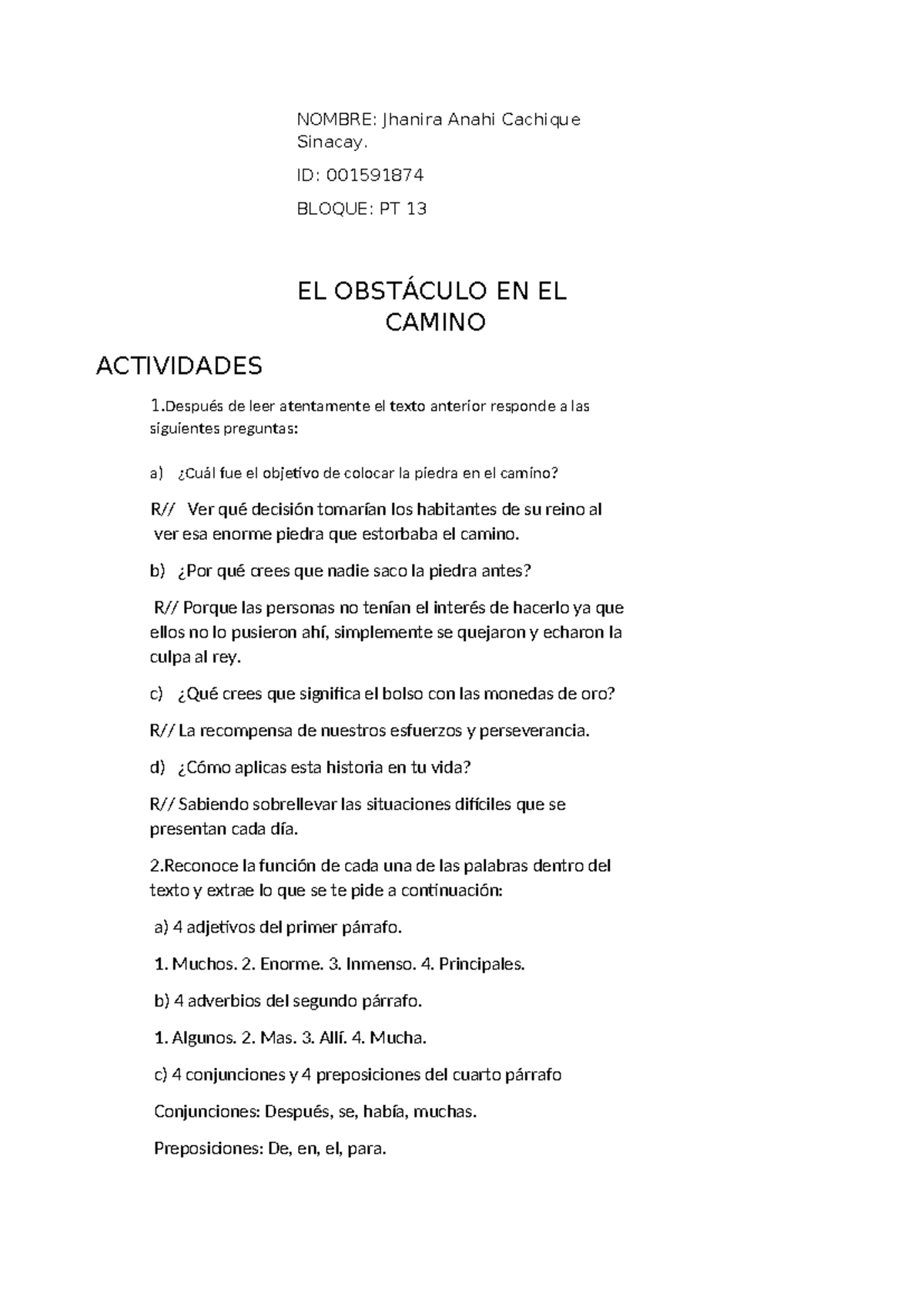 Entregable 1 Lenguaje PT 13 - NOMBRE: Jhanira Anahi Cachique Sinacay ...