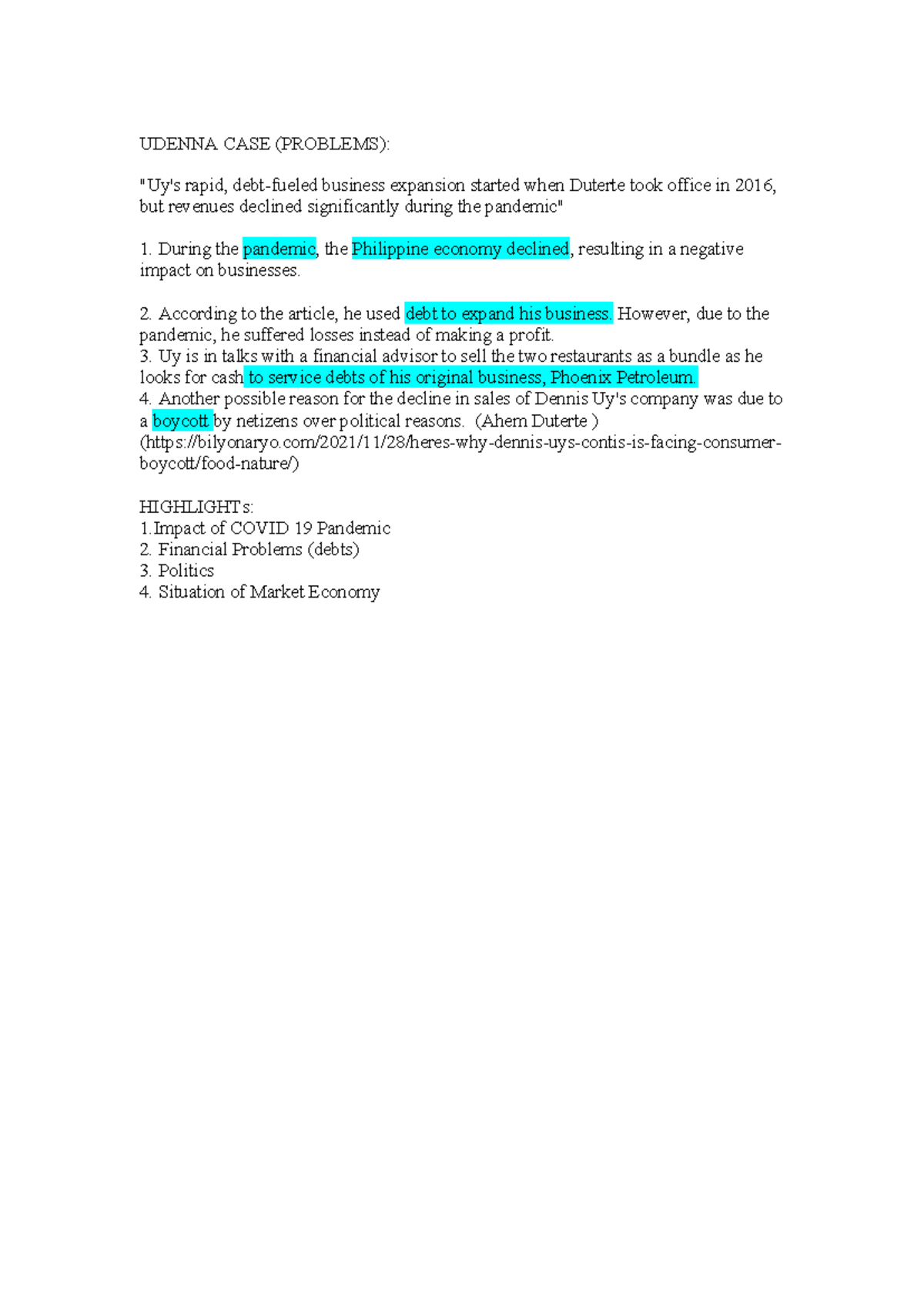 Udenna Case Study: Business Expansion Challenges & Financial Issues ...