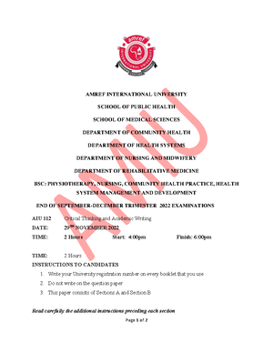 Lecture Notes For Environmental Health S - LECTURE NOTES For ...