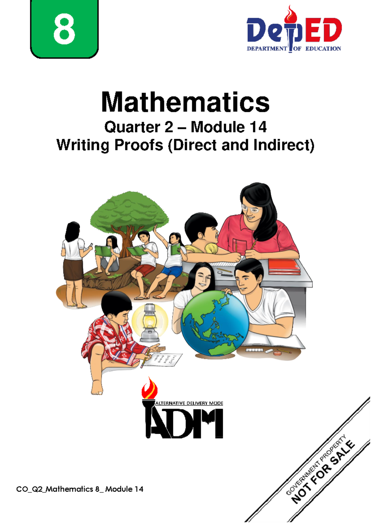 Math 8 Q2-M14 (Writing Proofs) - Mathematics Quarter 2 – Module 14 ...