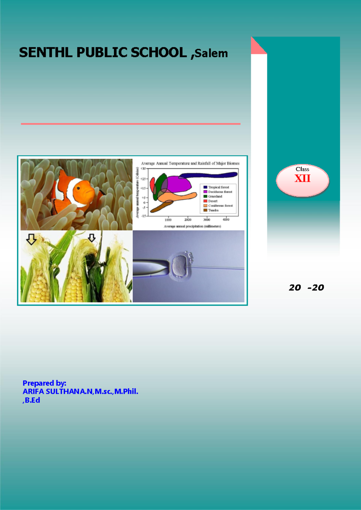 Biology Class XII: Diagram-Based Qs on Reproduction & Evolution - Studocu