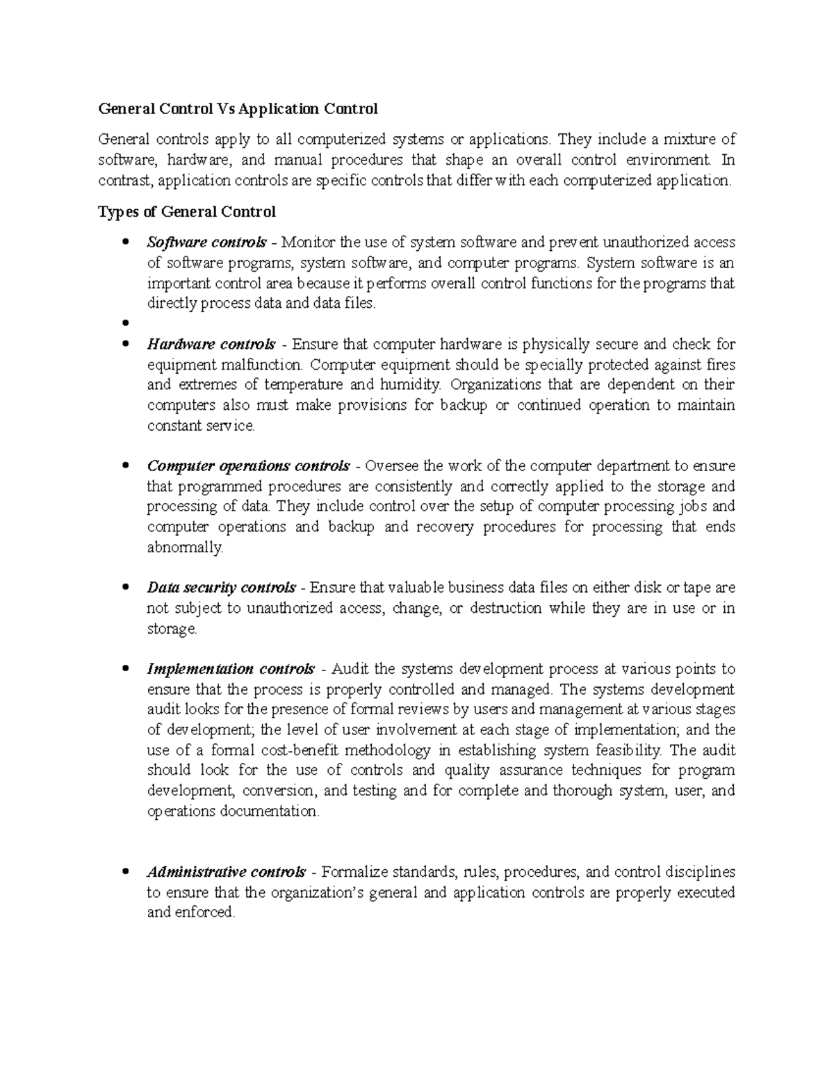Title: General vs Application Control: Understanding Key Differences ...