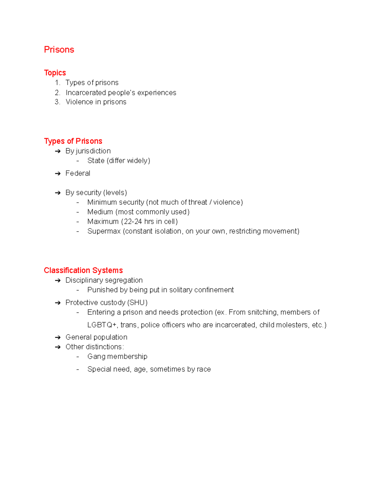 Prisons - Prisons Topics Types of prisons Incarcerated people’s ...