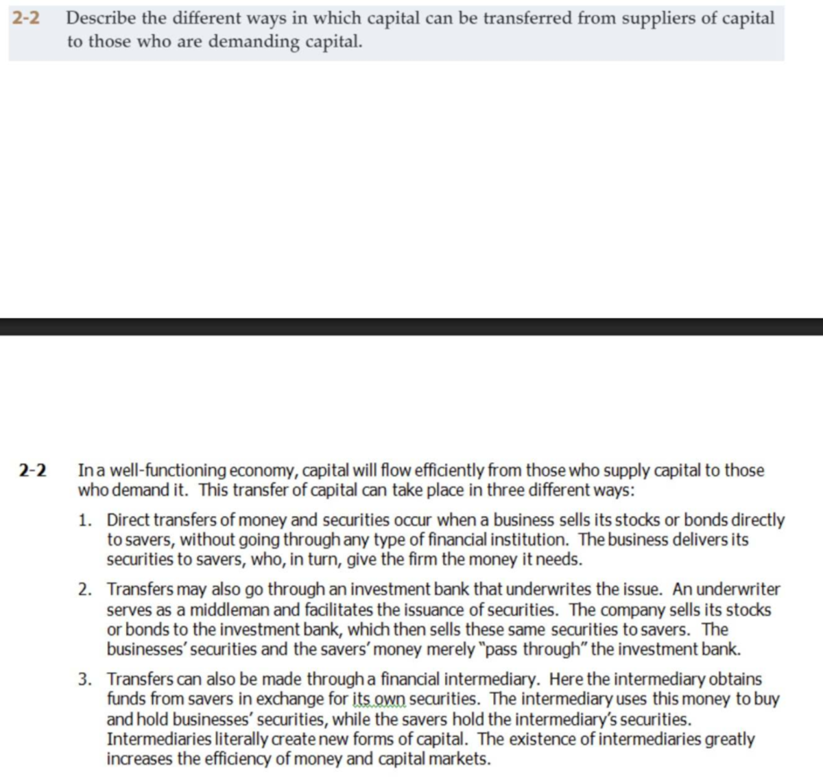 Capital Transfer Methods: Insights for Course Code XYZ 101 - Studocu