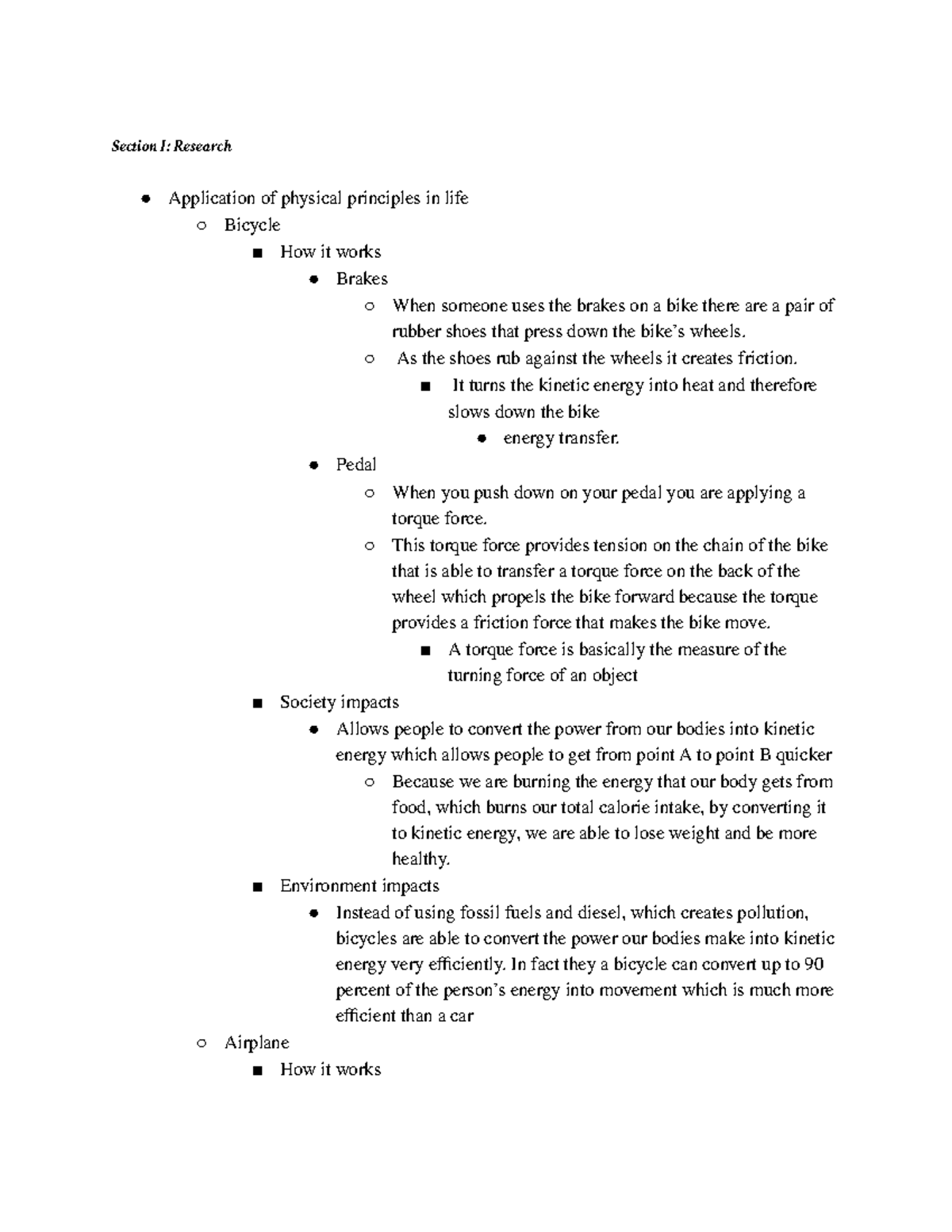SPH4U Unit 1 Dynamics Assignment: Exploring Forces in Everyday Life ...
