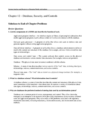 ICT2622 - 2022 - Assignment 2 Solutions and Analysis Tasks - Studocu