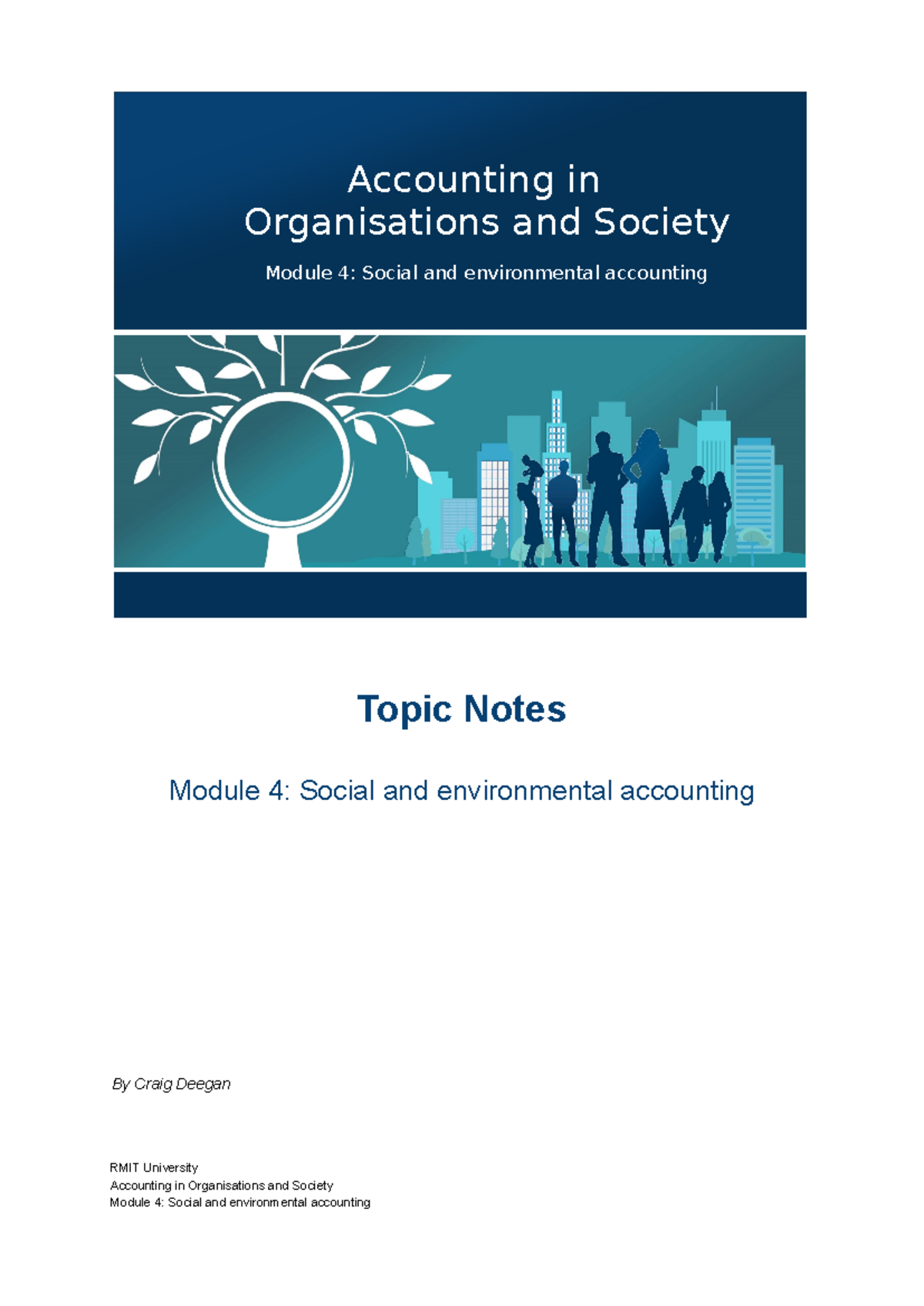 Module-4 Topic-1 Topic-Notes 1 - Topic Notes Module 4: Social and ...