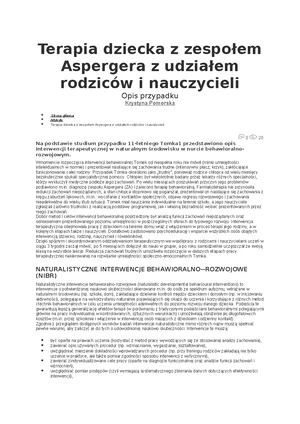 Konspekt Zajęć Rewalidacyjnych 6: Doskonalenie Umiejętności Myślenia - Studocu