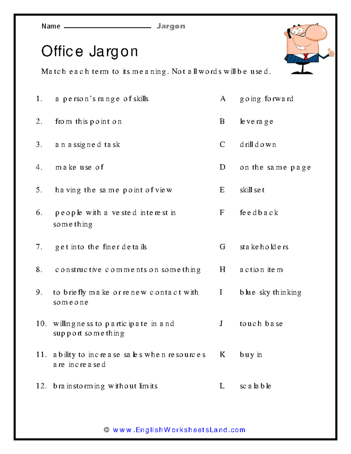 Office Jargon Glossary: Terms and Meanings Explained - Studocu