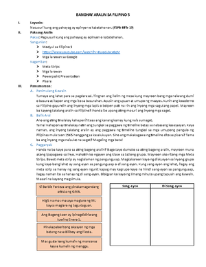 Grade 4 Filipino TEST Questions 3RD Quarter - REGIONAL UNIFIED ...