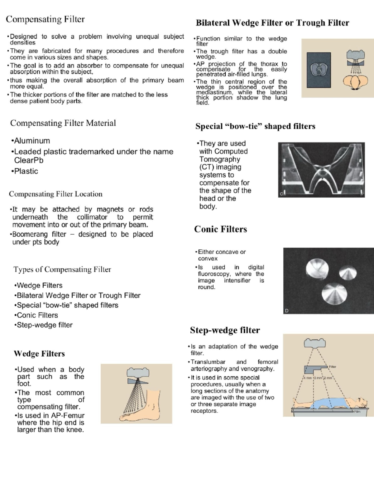 Compensating Filters in X-ray Quality Analysis: Concepts & Applications ...
