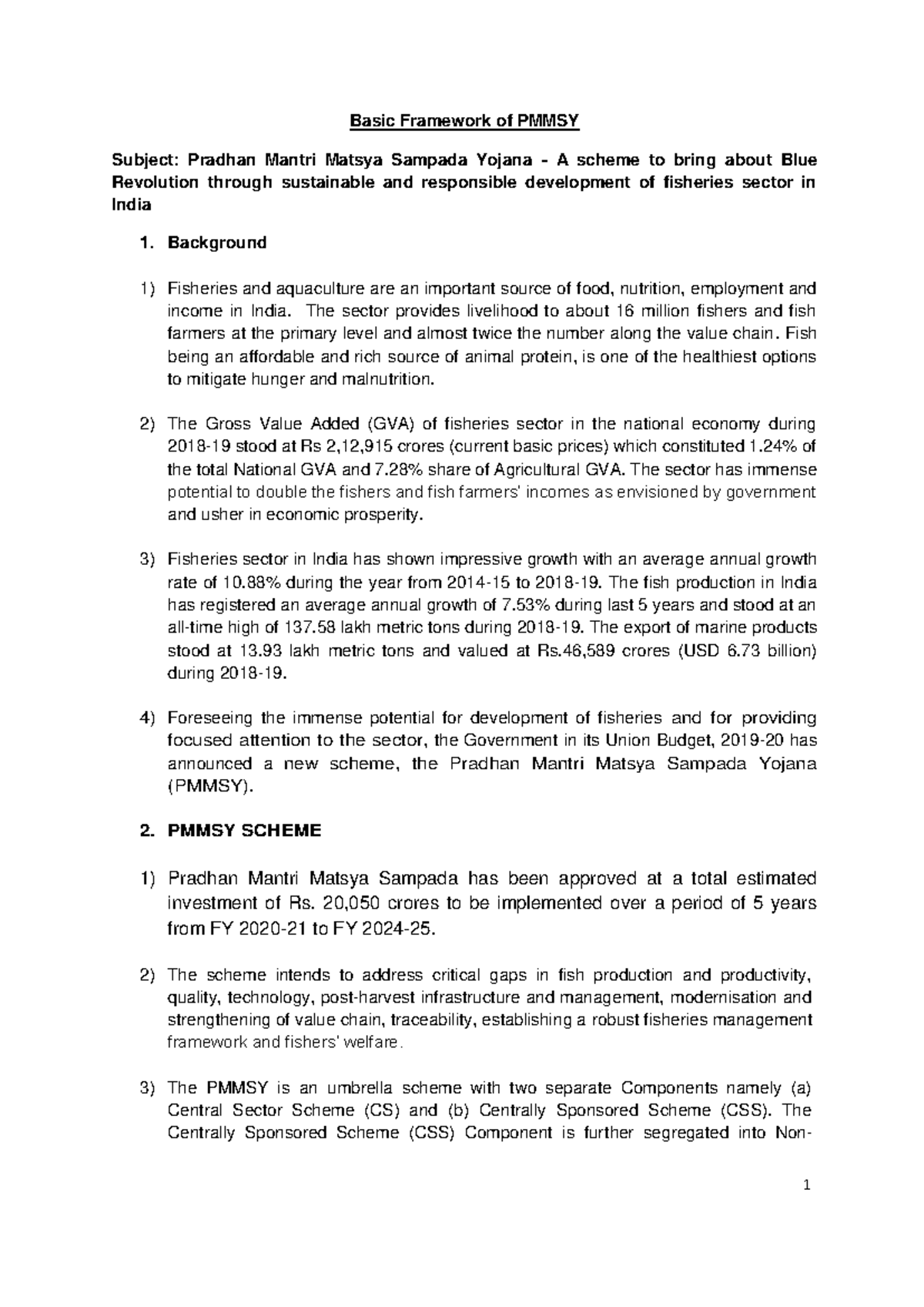 PMMSY 2: Comprehensive Overview of Pradhan Mantri Matsya Sampada Yojana ...