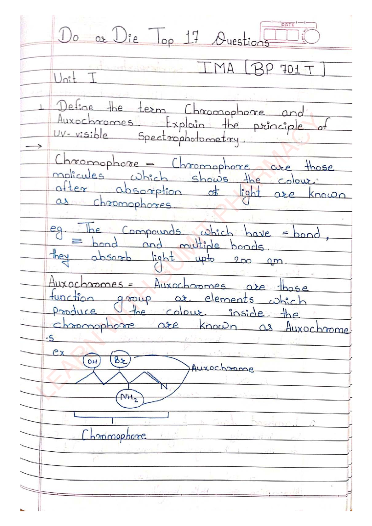 Important Questions with Solutions for IMA Course - Study Guide - Studocu