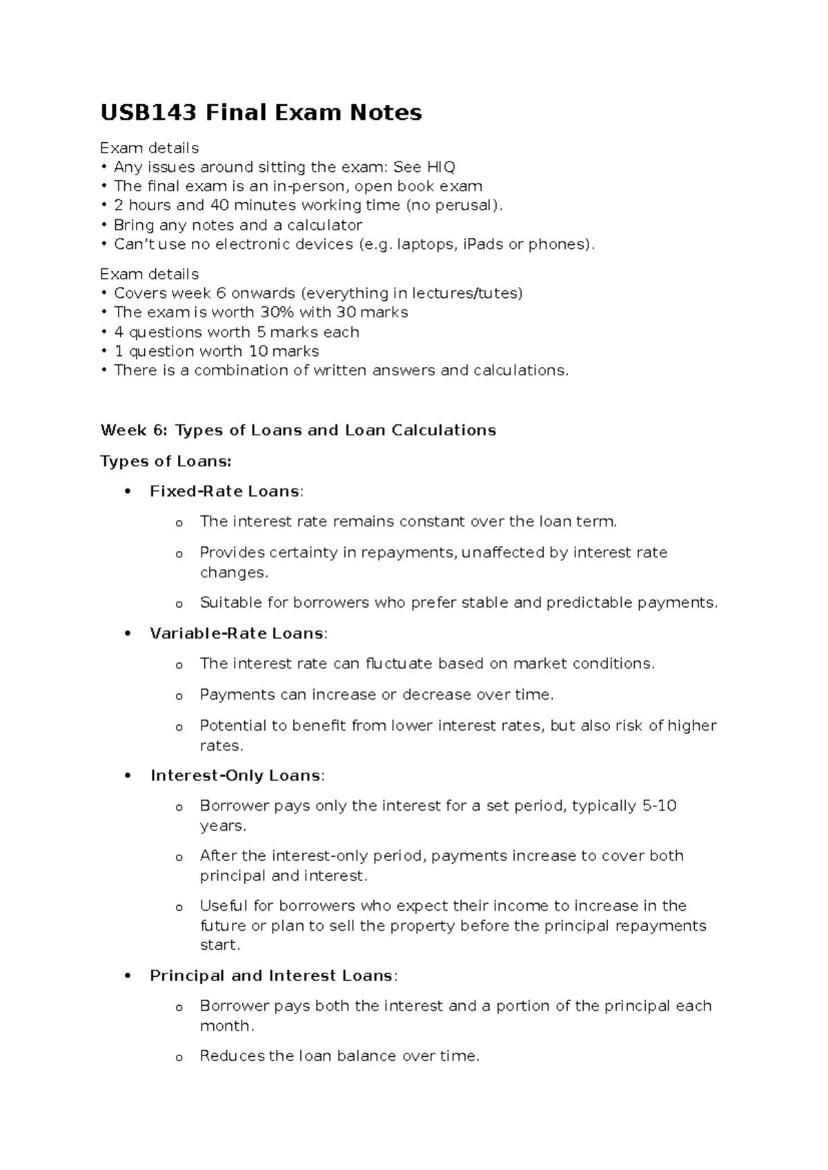 USB143 Final Exam Notes Harrison Woods Newfinal Final - USB143 Final ...