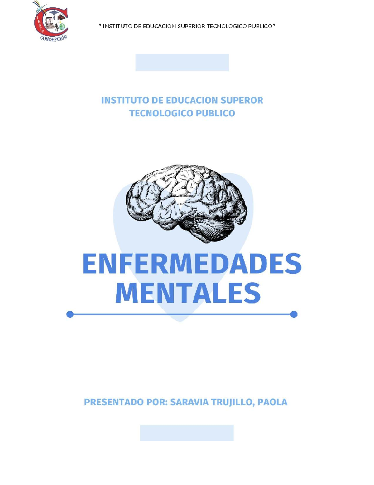 Enfermedades Mentales: Guía Completa (Curso: EES-101) - Studocu