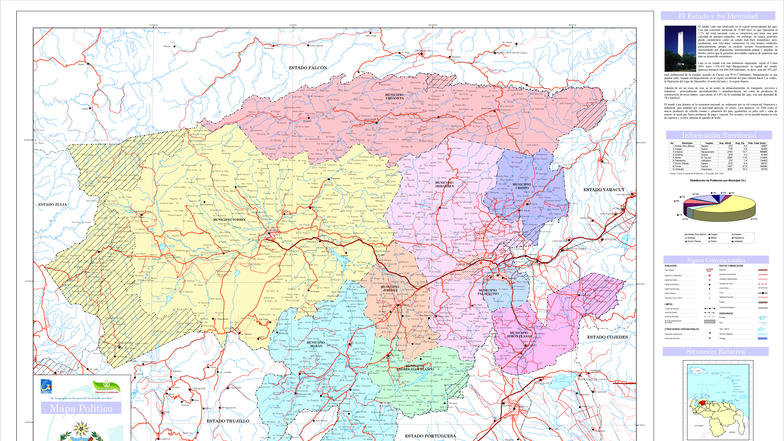 Mapa del Estado Lara y Sus Municipios - Geografía y Desarrollo - Studocu