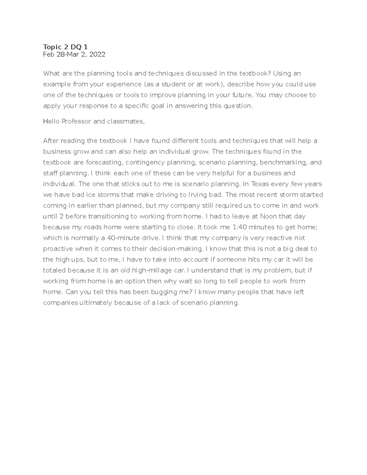 MGT-420 Midterm Exam Comprehensive Study Guide for Topics 1-4 - Studocu