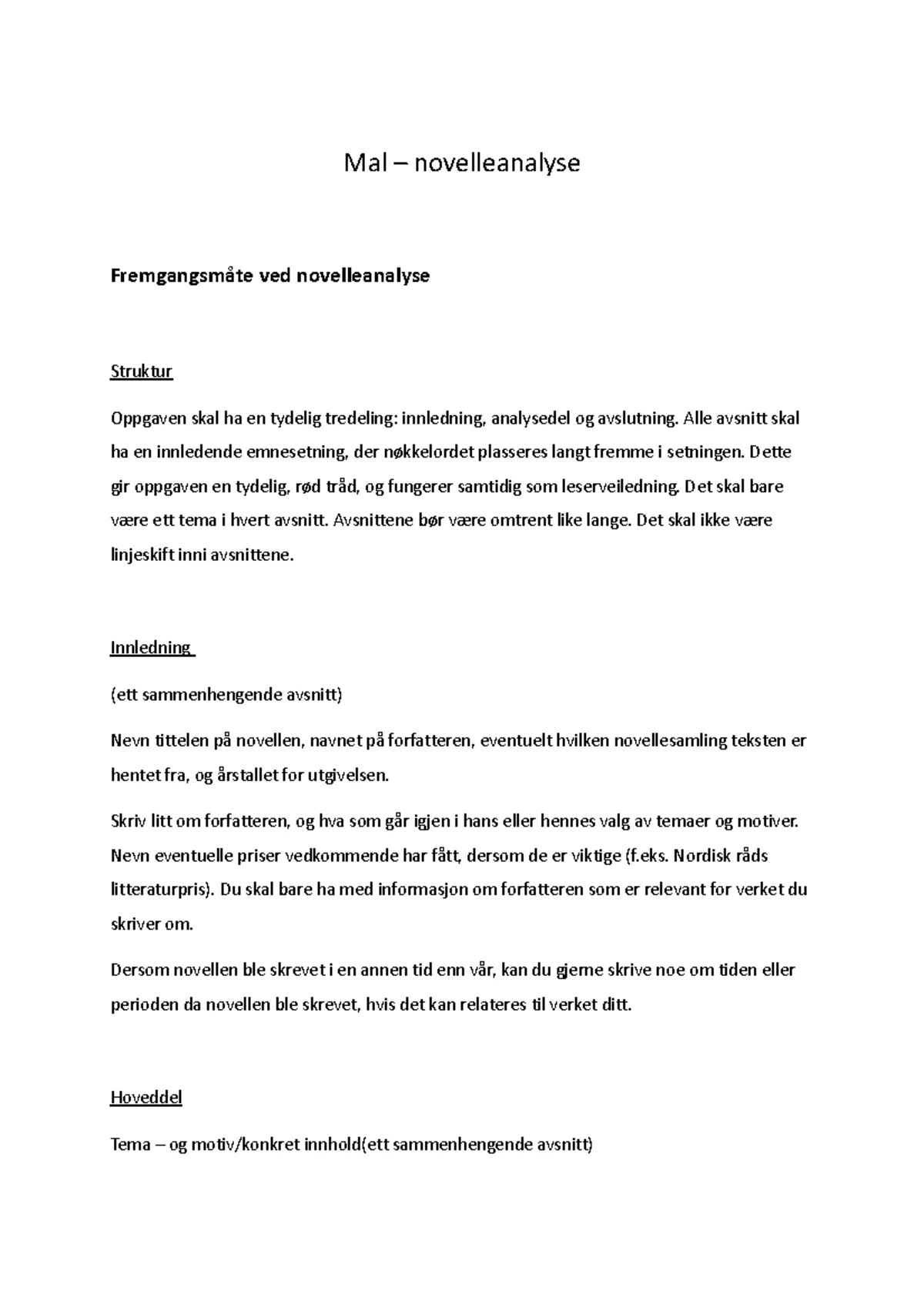 Visuelle Virkemidler i Bildekomposisjon: En Analyse av Uttrykk - Studocu