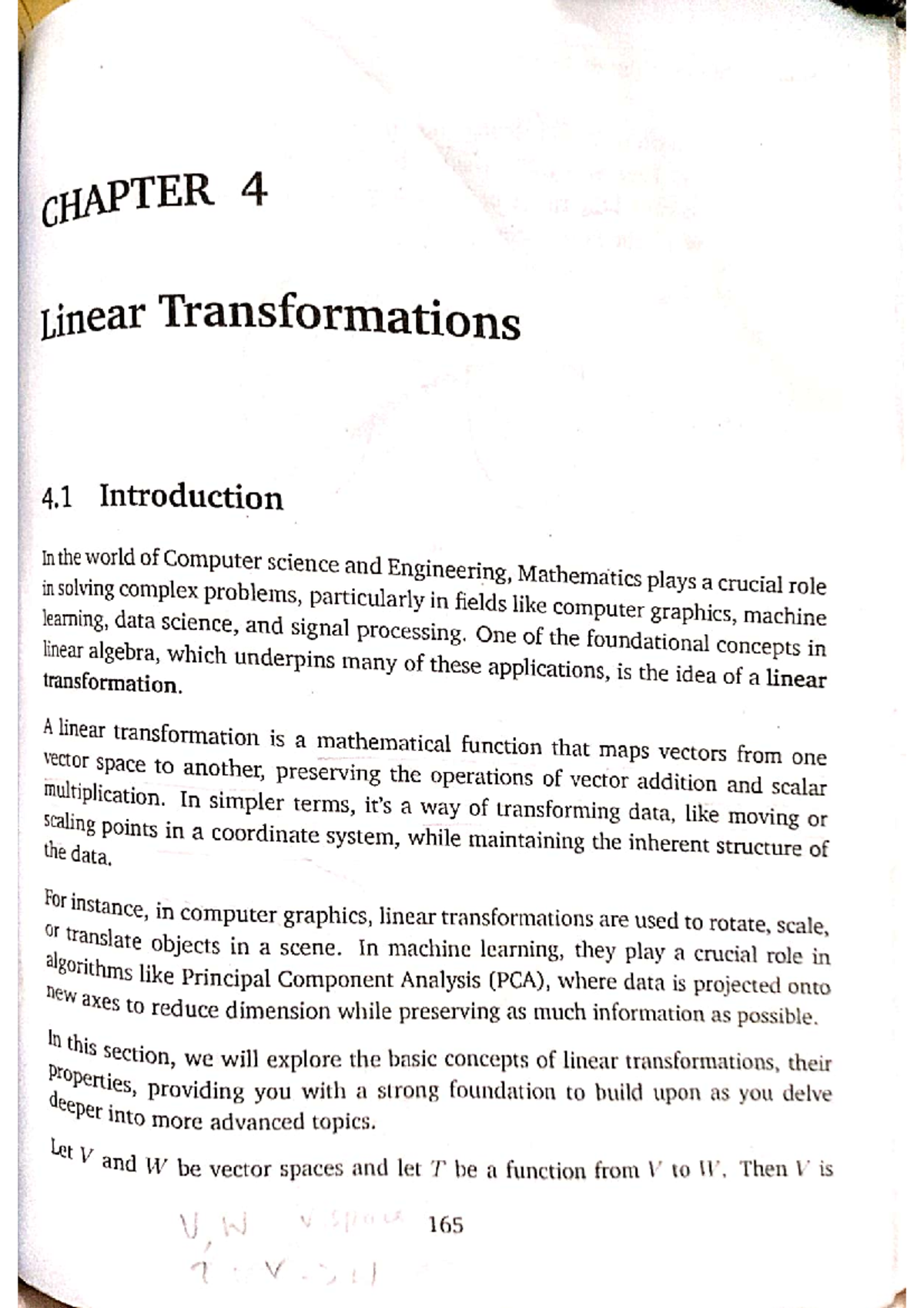 CHAPTER 4 Linear Transformations: Concepts and Applications in Engineering - Studocu
