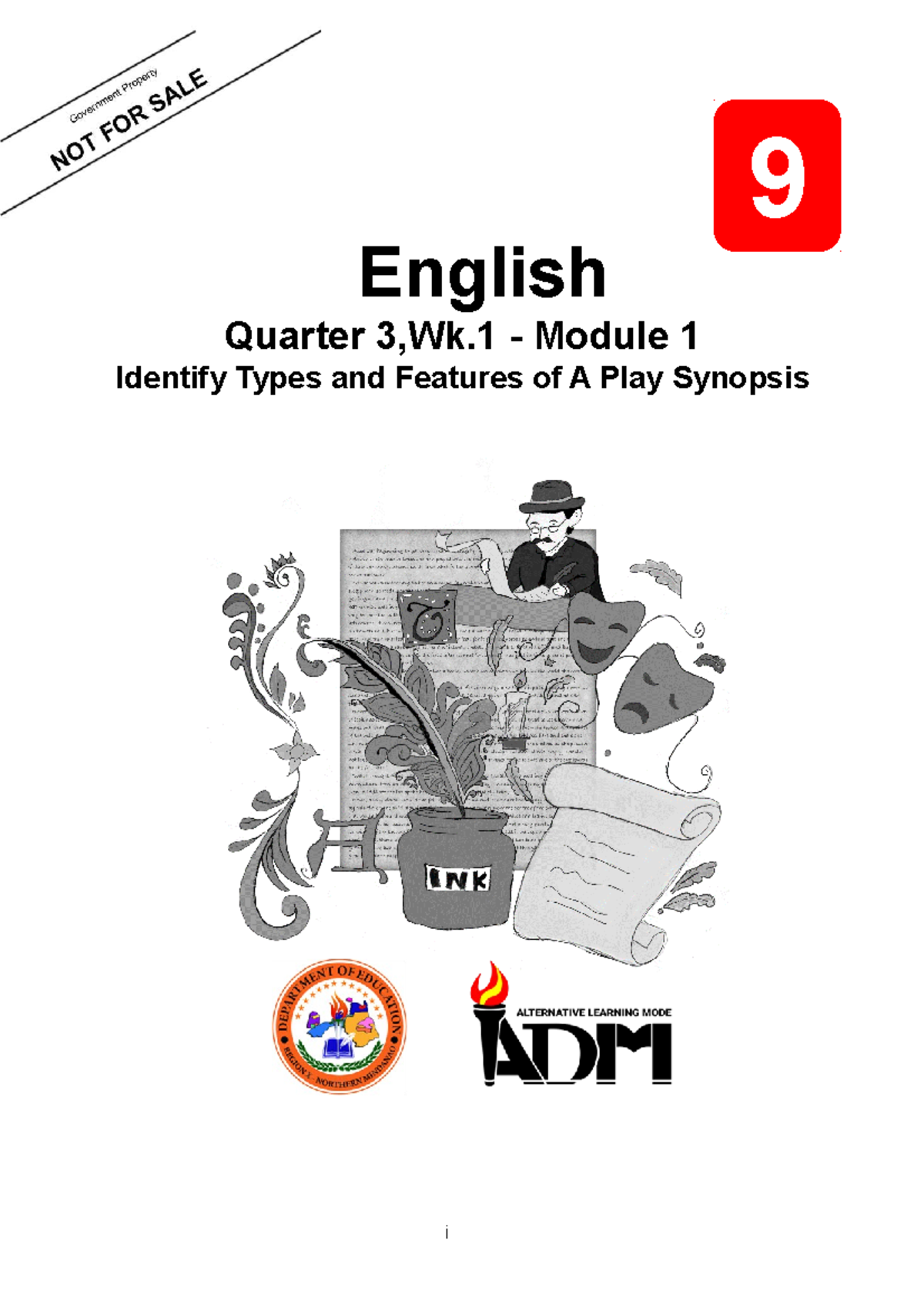 English 9 Q3 Mod1: Identifying Types & Features of a Play Synopsis - Studocu
