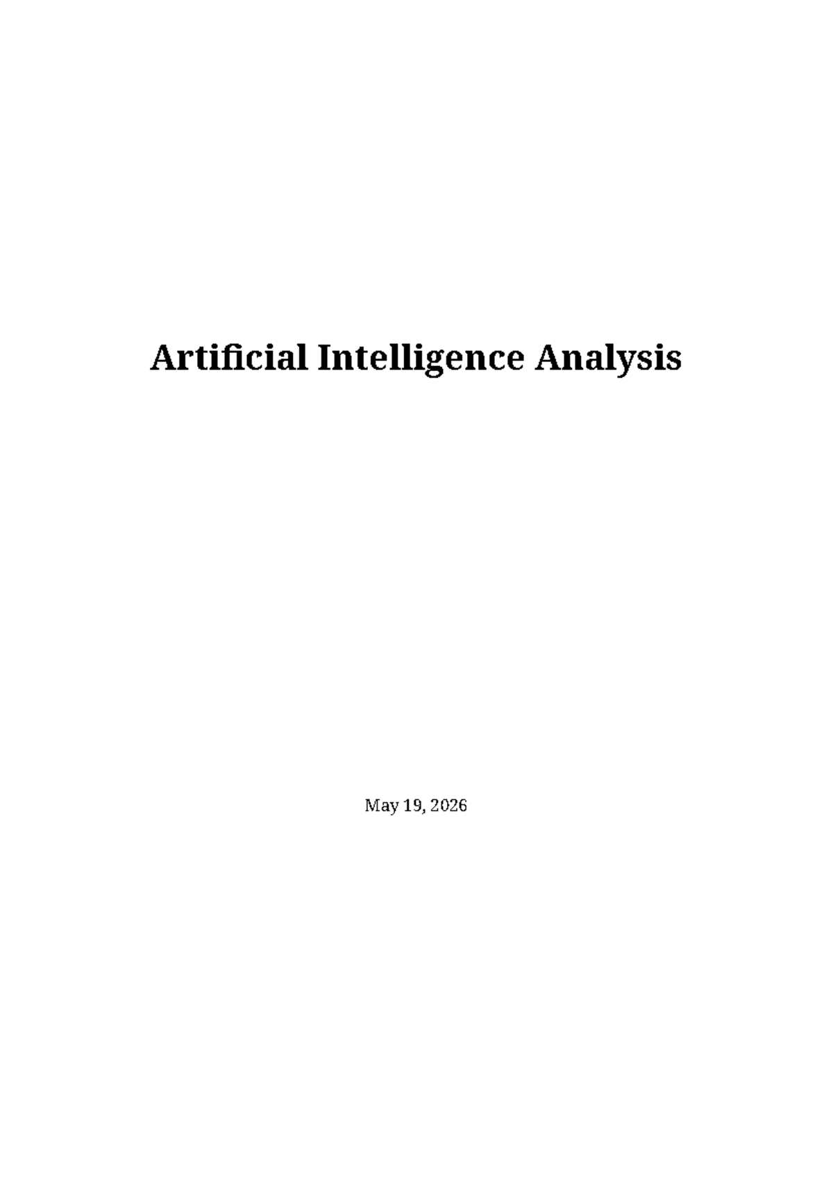 Artificial Intelligence Analysis: Core Technologies & Ethical ...