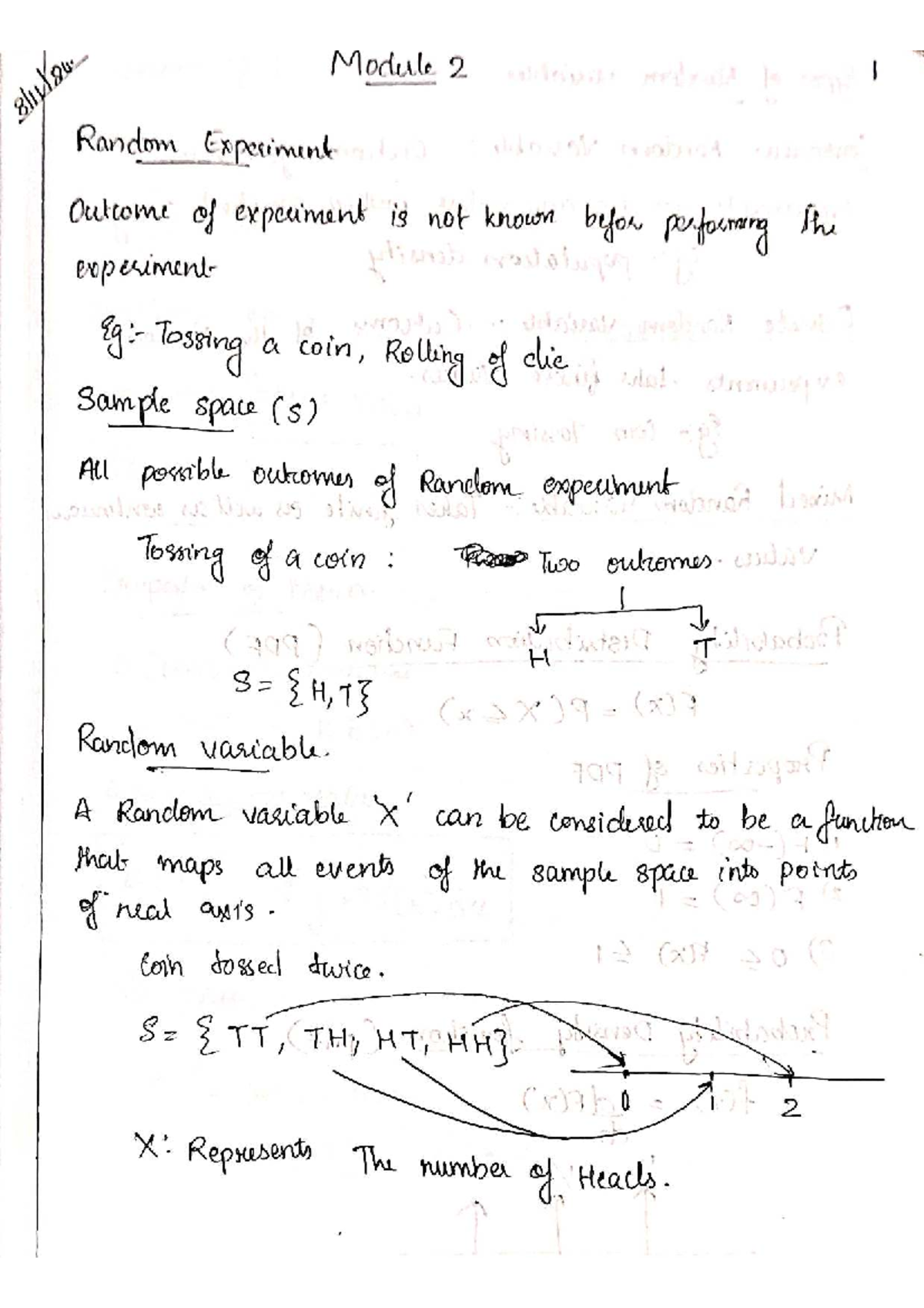 ADC Mod2 - Random Variables and Probability Distributions - Studocu