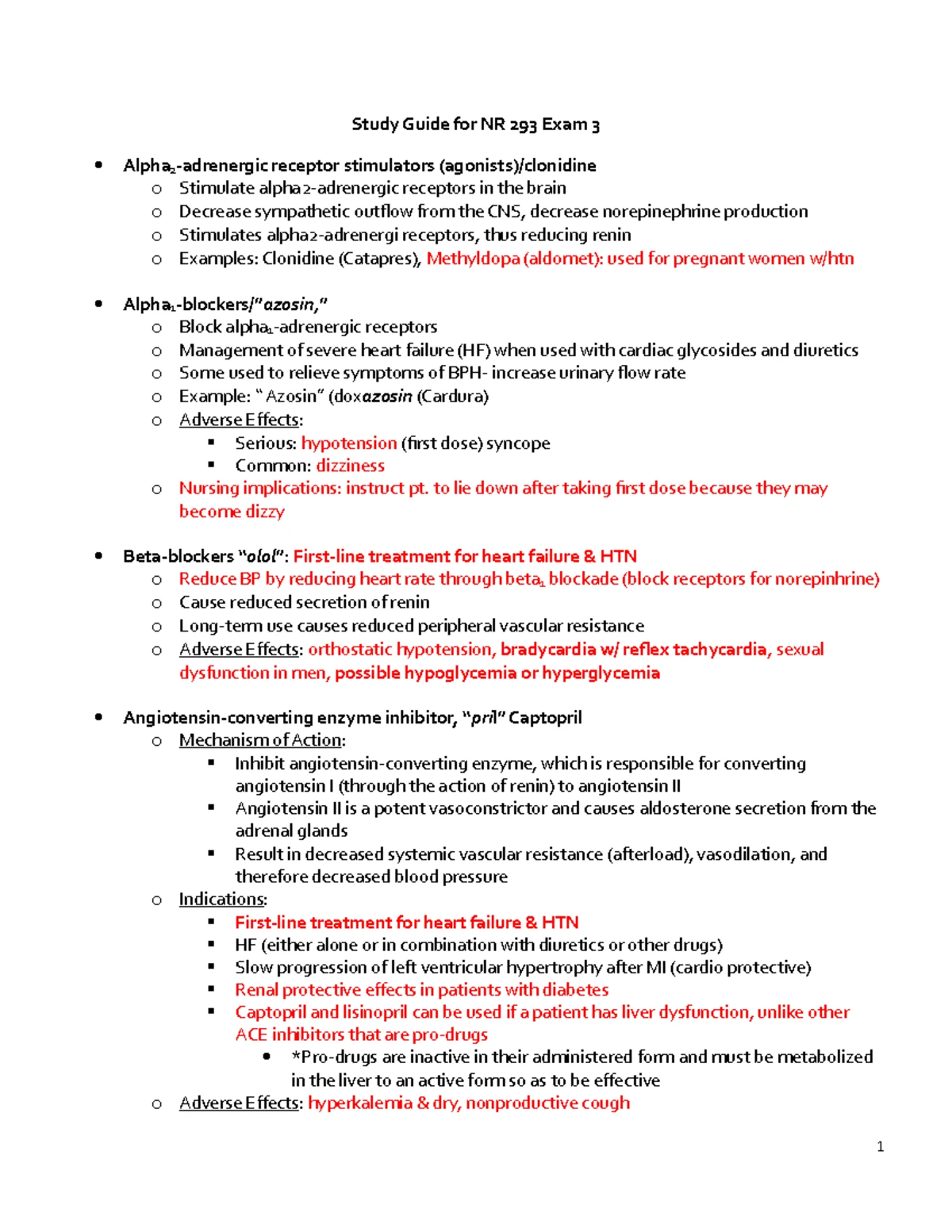 NR 293 RUA Medication Teaching Plan Guidelines V4 - Purpose NR293 ...