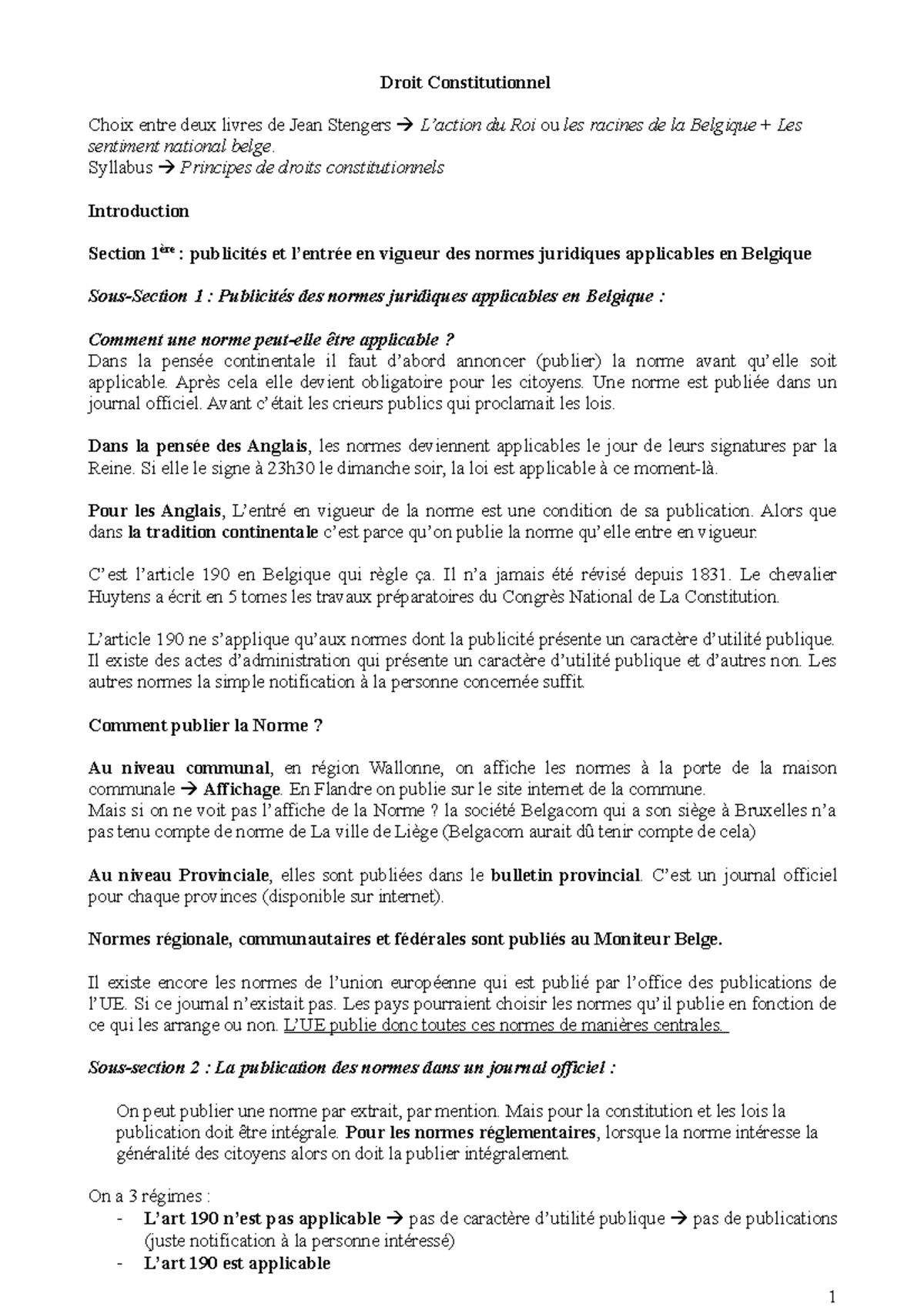 Droit Constitutionnel - Droit Constitutionnel Choix entre deux livres ...