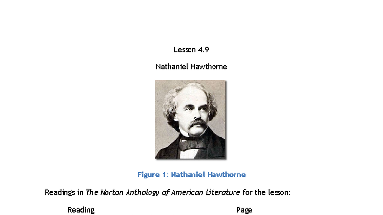 Lesson 4.9: Nathaniel Hawthorne's Themes and Symbols in Literature ...