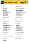 Quiz: Magic Sentences - Spanish - Social sychology | Studocu