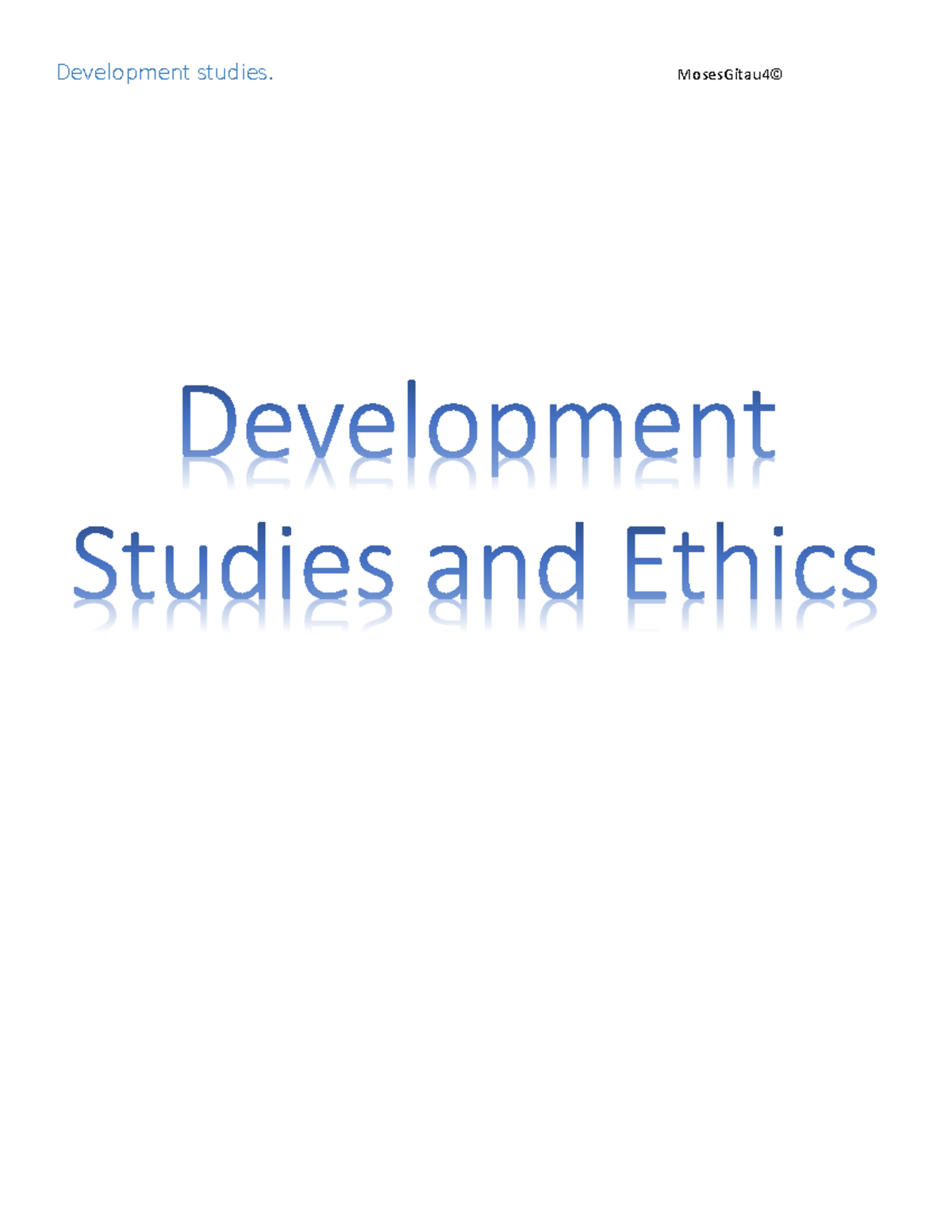 Dvs summary-1 - Well formatted DVS Notes - Lesson One The concept of ...