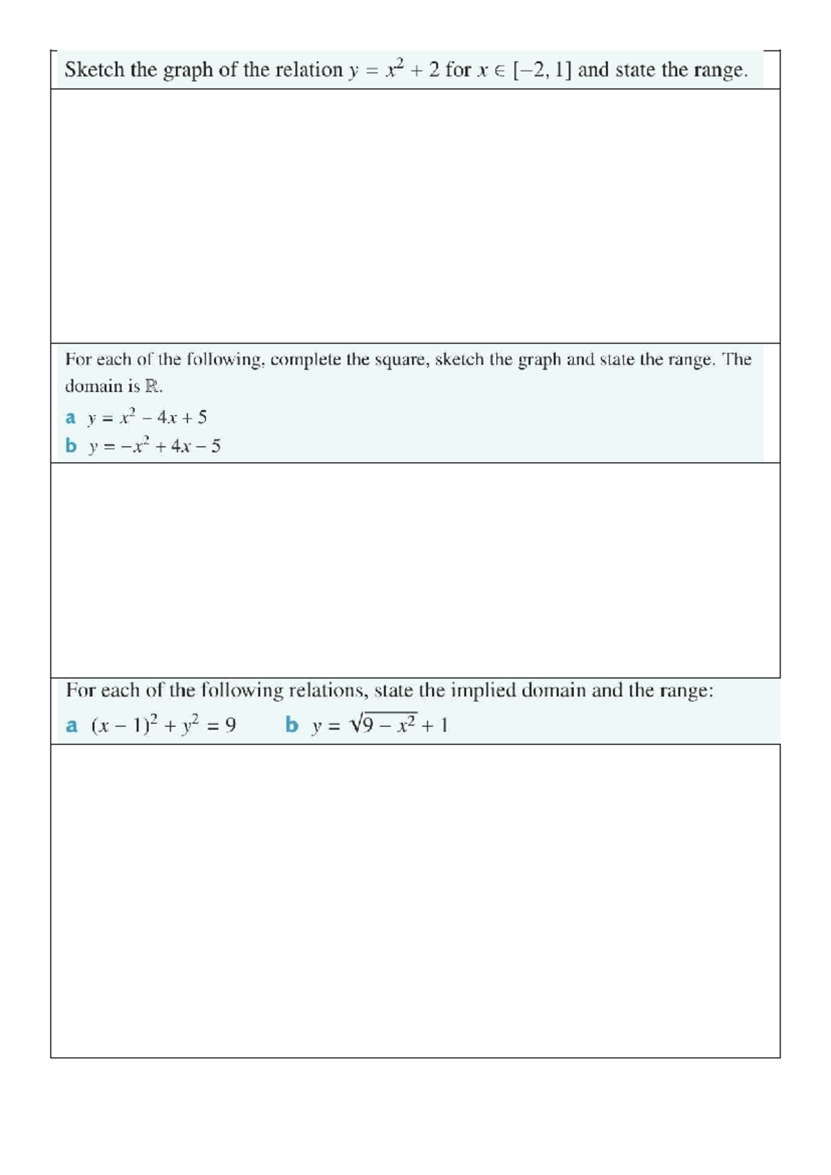 Function Transformations: Graphing, Domain, and Range Analysis - Studocu