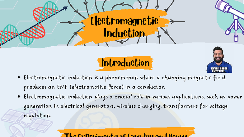 Chapter 6: Electromagnetic Induction Overview and Key Concepts - Studocu