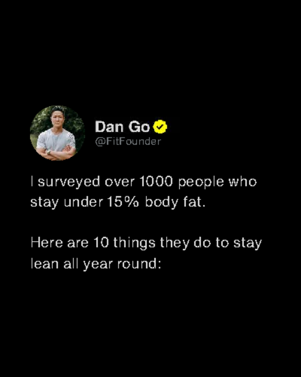 10 Habits of Lean Individuals: Insights from 1000+ Surveyed (1746533763 ...