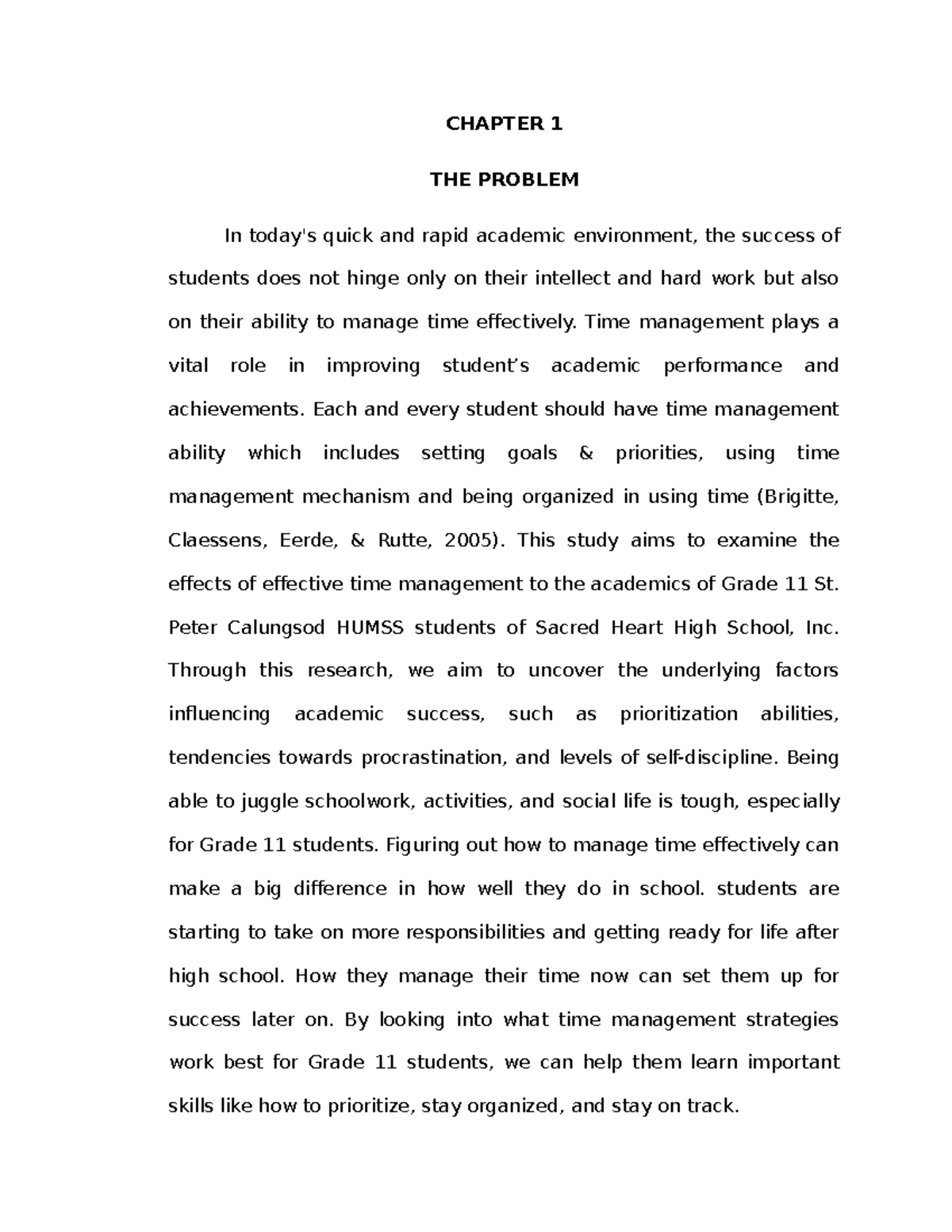 PR-2 - The Impact of Time Management on Grade 11 Students' Academics ...