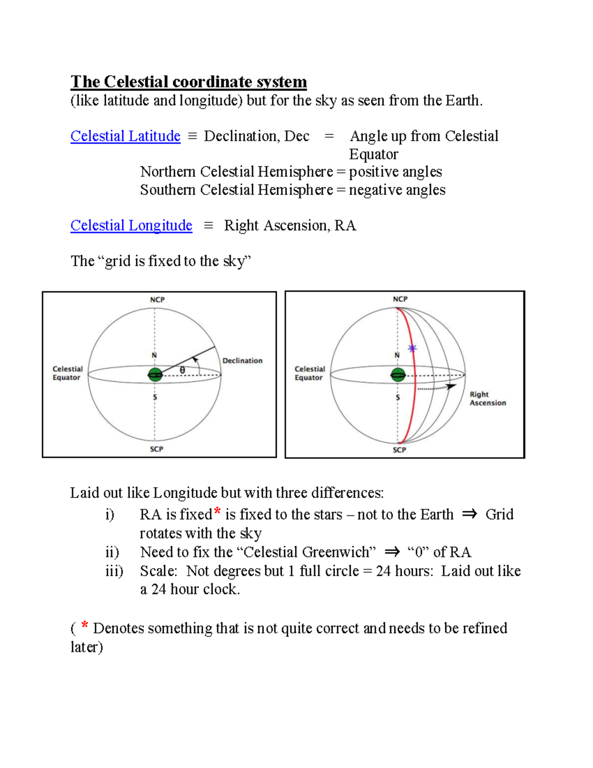 Celestial Coordinates: Understanding Declination and Right Ascension ...