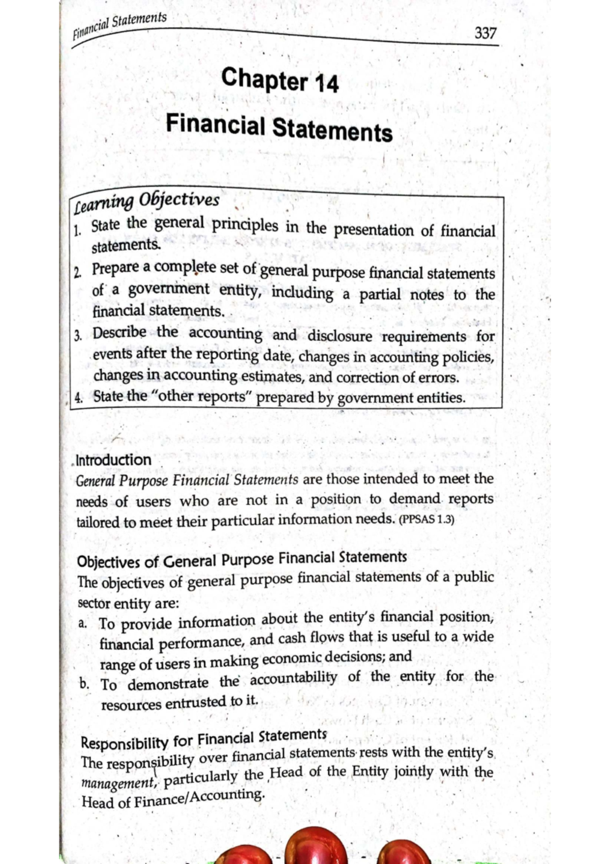 Financial Statements Overview - 337 Chapter 14 Insights - Studocu