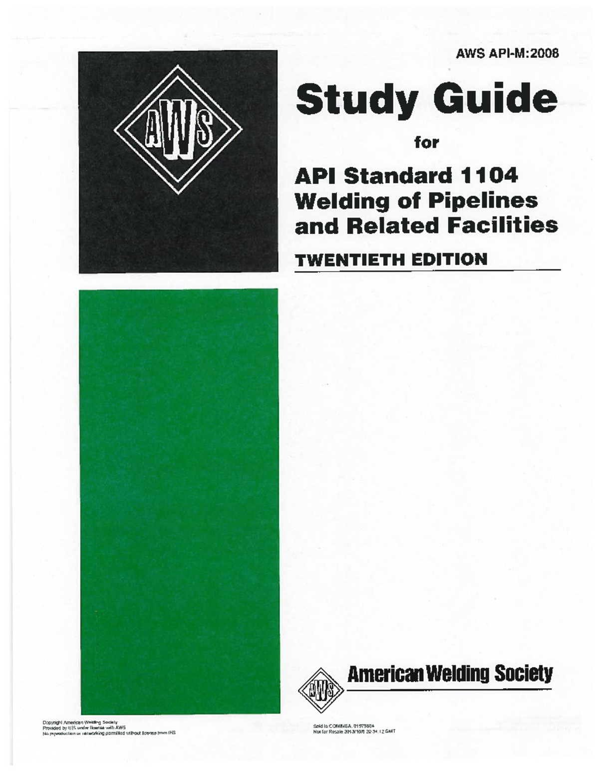 AWS API-M 1104 Study Guide: Twentieth Edition Overview - Studocu