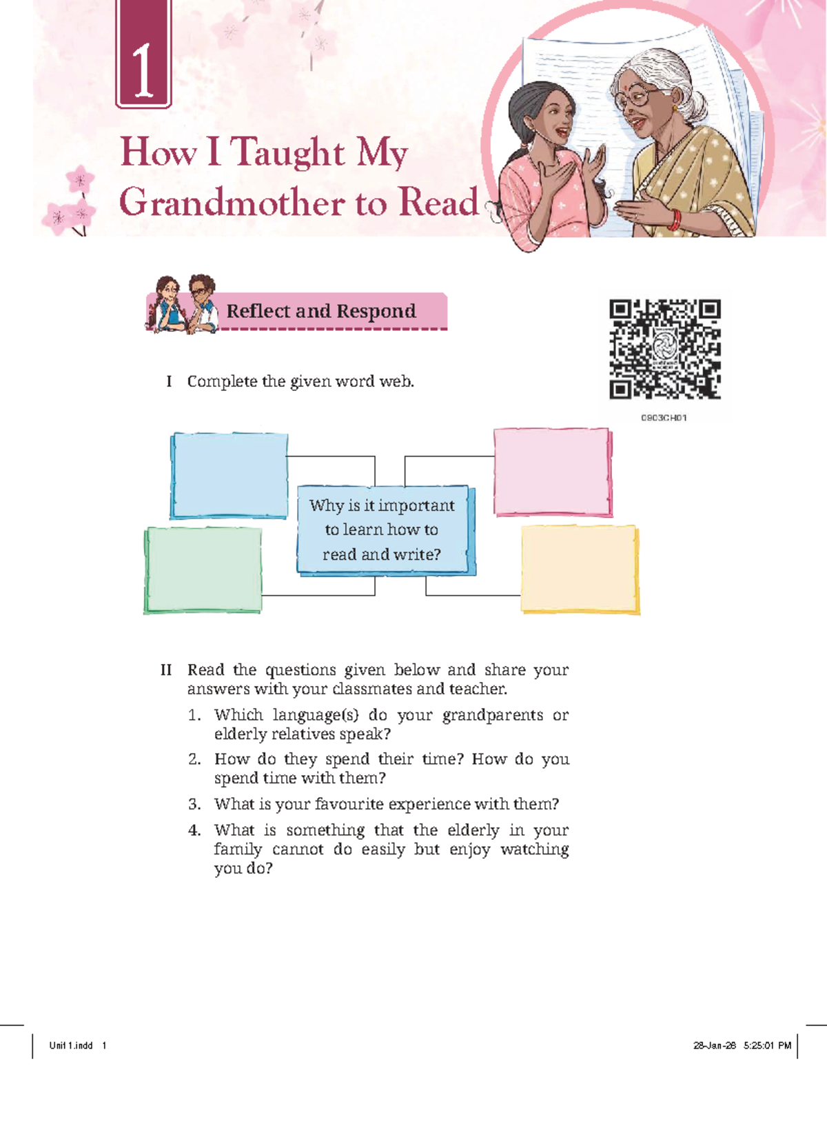 How I Taught My Grandmother to Read: A Reflective Essay - Studocu