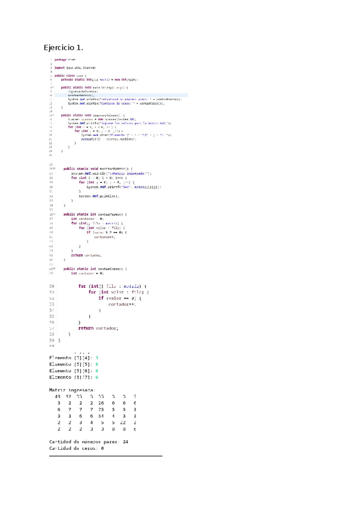 Taller POO: Ejercicios de Matrices y Funciones en Java - Studocu